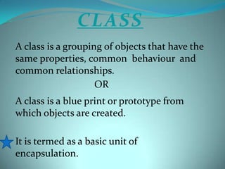 Object-Oriented Programming (OOPS) in C++ | PPTX