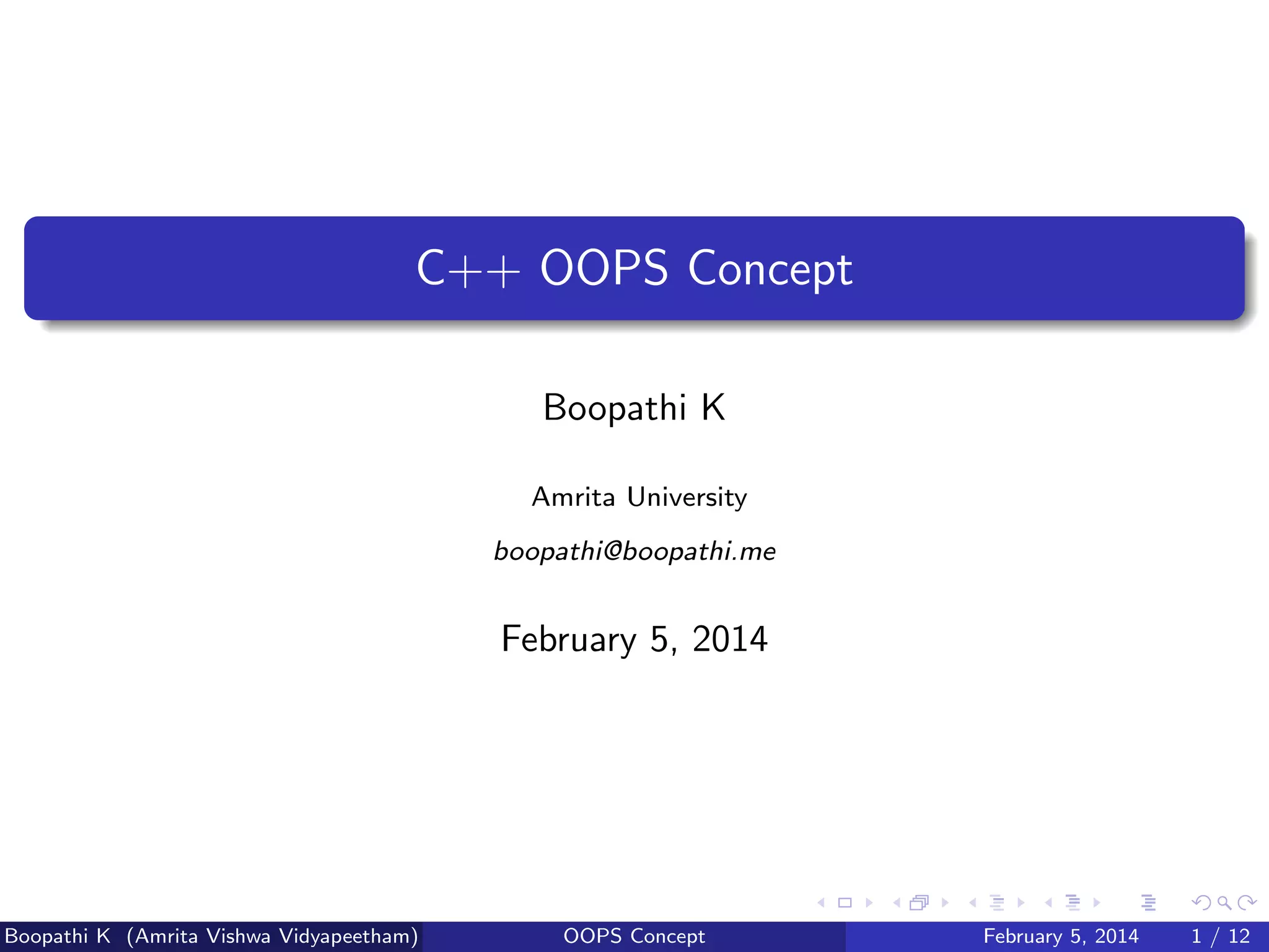 C++ OOPS Concept | PDF