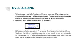 Object Oriented Programming Concepts | PPTX