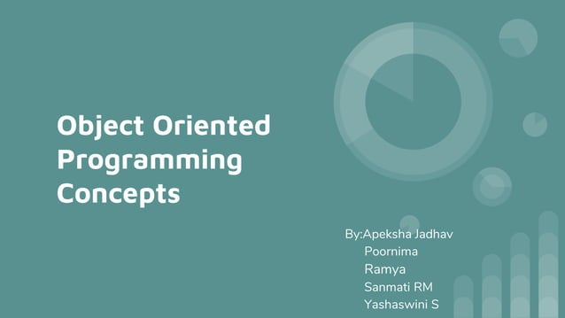 Object Oriented Programming Concepts | PPT
