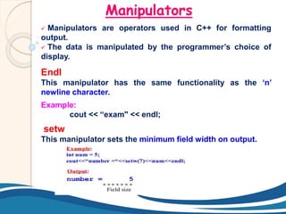 Object Oriented Programming with C++ | PPT