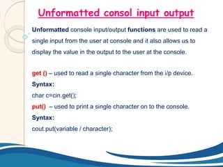 Object Oriented Programming with C++ | PPT