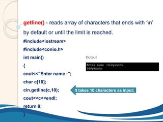 Object Oriented Programming with C++ | PPT