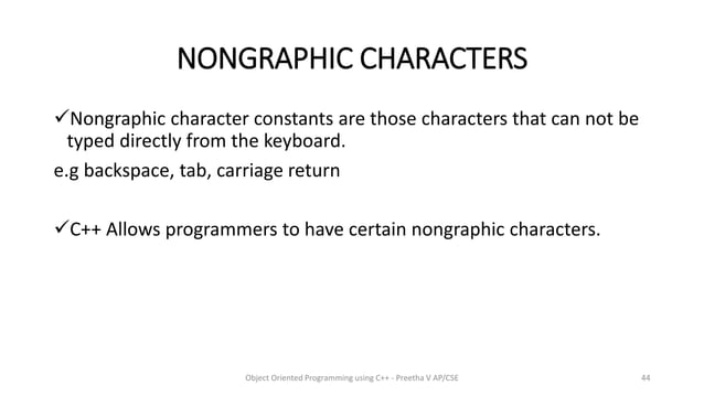Object Oriented Programming Using C Oops Concepts Using C Programming Language Ppt