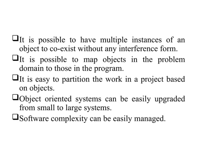 Object Oriented Analysis And Design Ppt