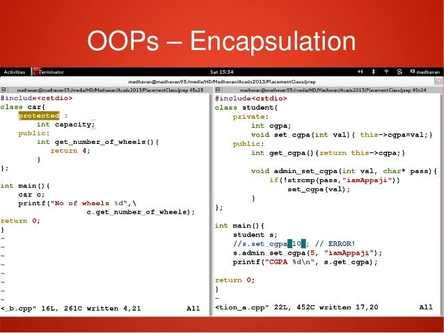 Object Oriented Programming : Part 2