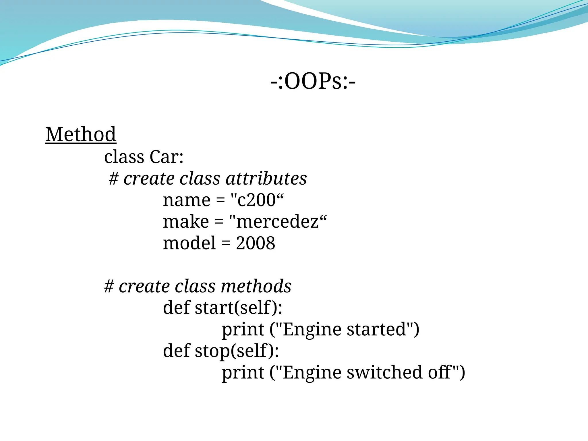 Oops 46 Slide Python Concepts Pptx Programming Languages Computing