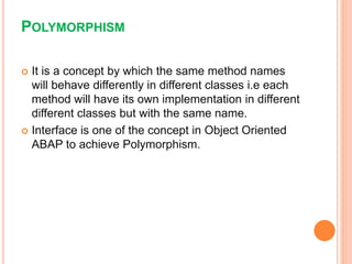 Oops abap fundamental | PPTX