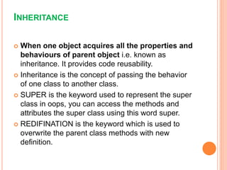 Oops abap fundamental | PPTX