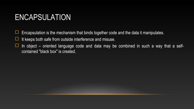 Oops and c fundamentals | PPT