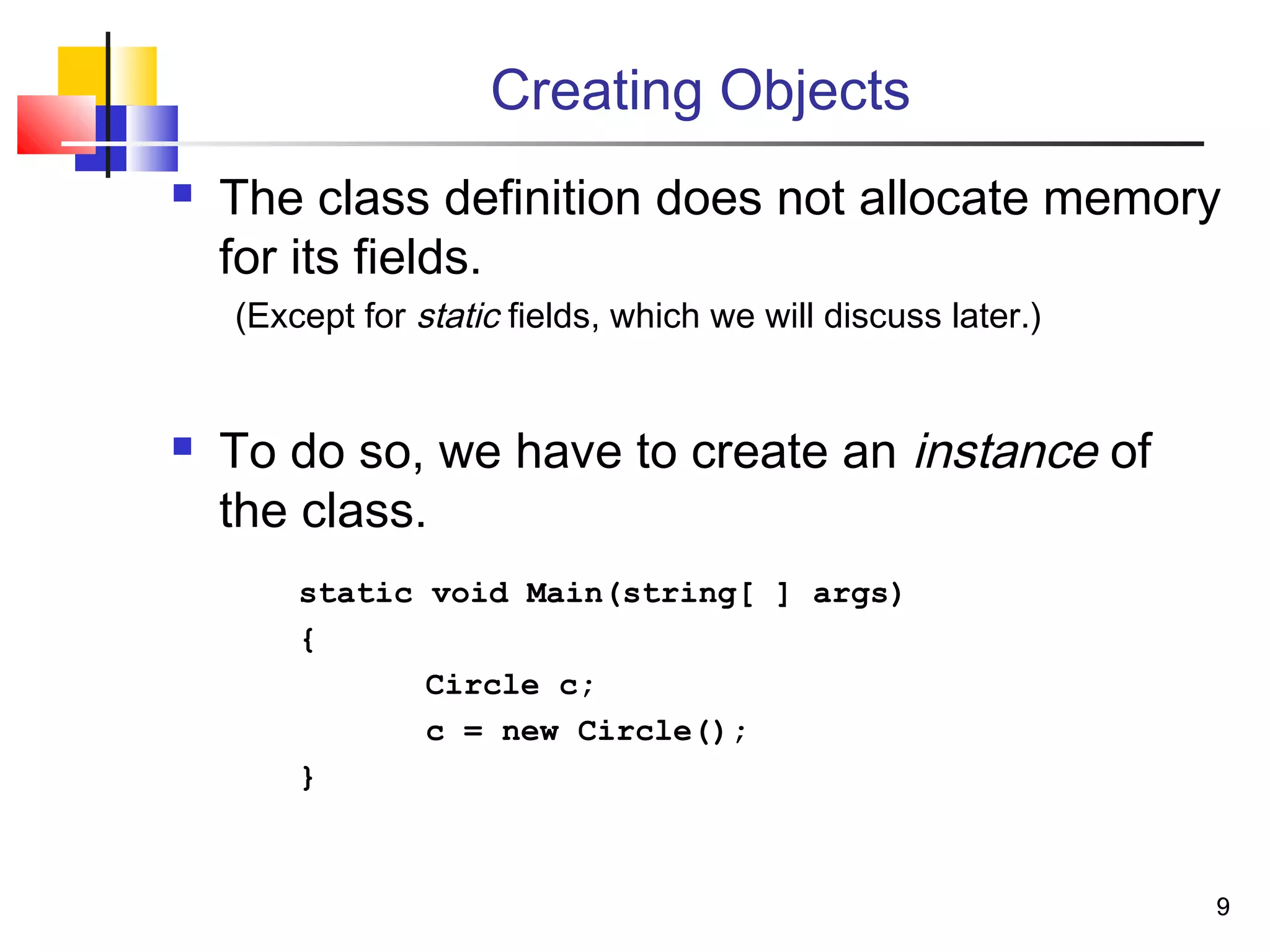 Oops concept in c# | PPT