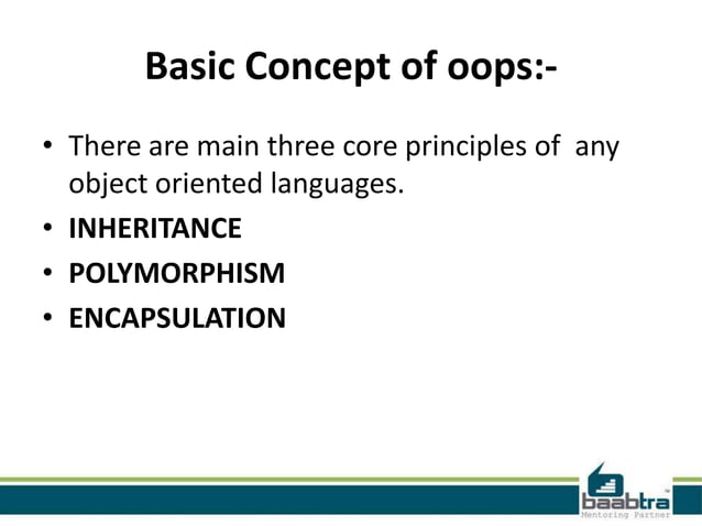 Oops concept on c# | PPTX