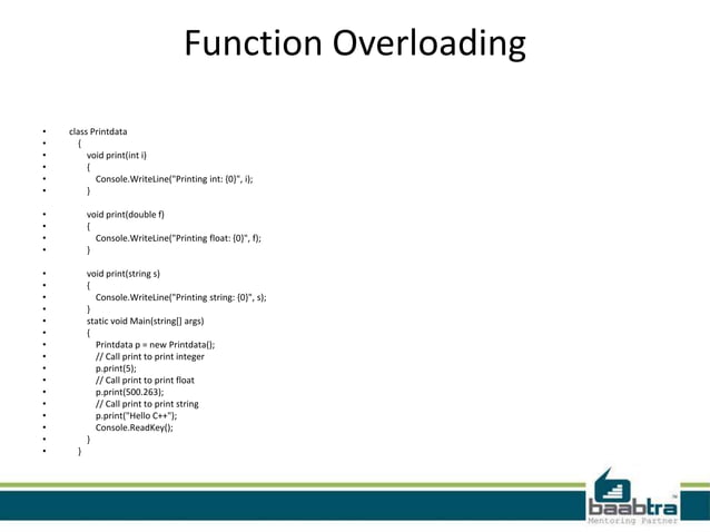 Oops concept on c# | PPTX