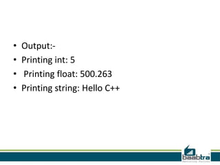 Oops concept on c# | PPTX