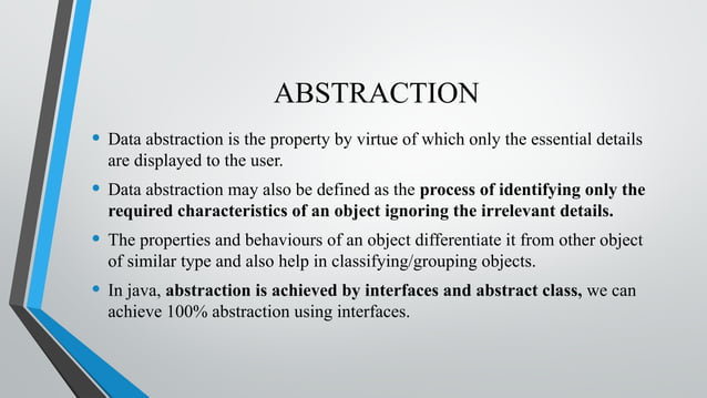 Oops Object Oriented Programming System Concepts Pptx