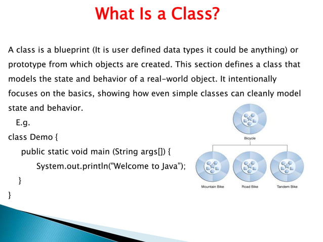 oops concept in java | object oriented programming in java | PPTX