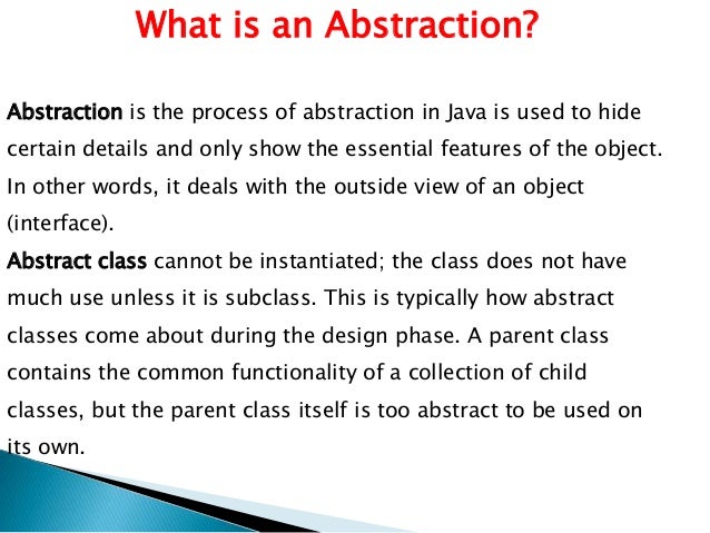 Oops Concept In Java Object Oriented Programming In Java