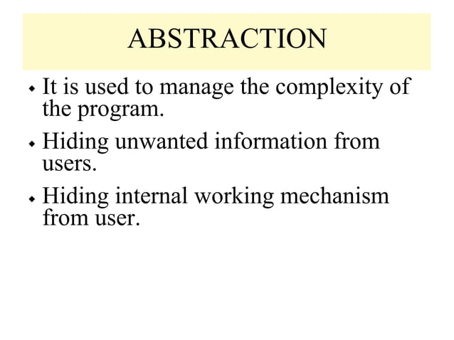 Oops Cs8392 Unit I Notes Ppt