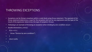 OOPs & C++(UNIT 5) | PPTX | Programming Languages | Computing