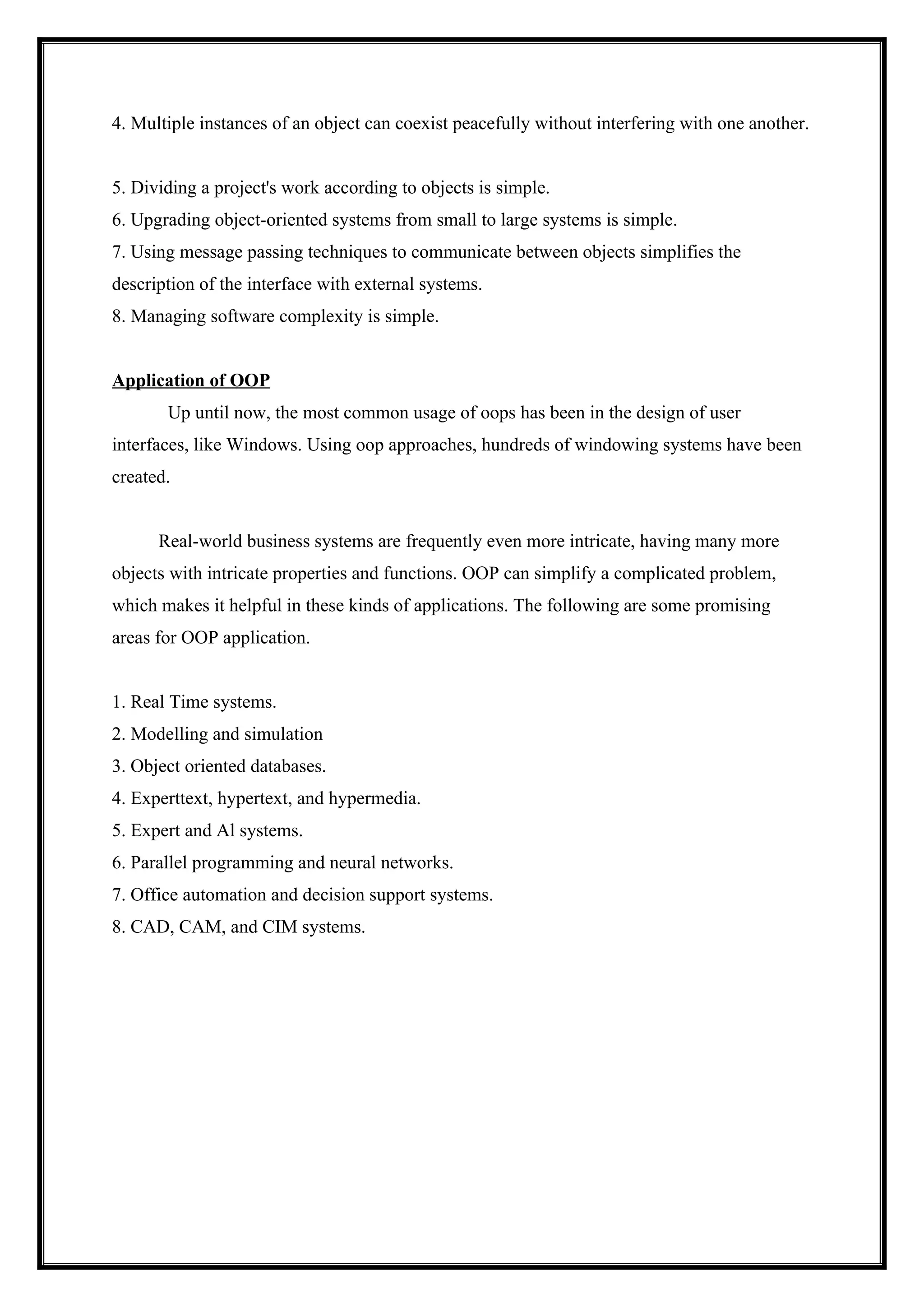 Introduction to OOPs Concept- Features, Basic concepts, Benefits and ...