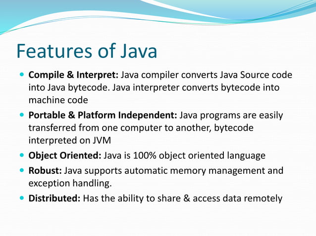 OOPS in Java | PPTX