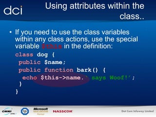 PHP Classes and OOPS Concept | PPT