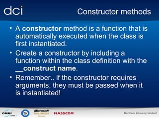 PHP Classes and OOPS Concept | PPT
