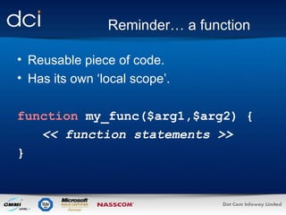 PHP Classes and OOPS Concept | PPT | Programming Languages | Computing