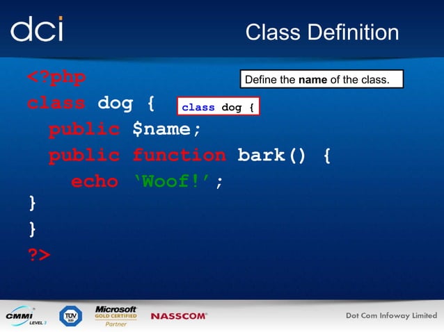 Php Classes And Oops Concept Ppt Programming Languages Computing
