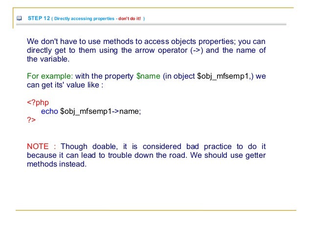 Basic Oops Concept Of Php