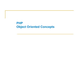 Oops in PHP | PPT