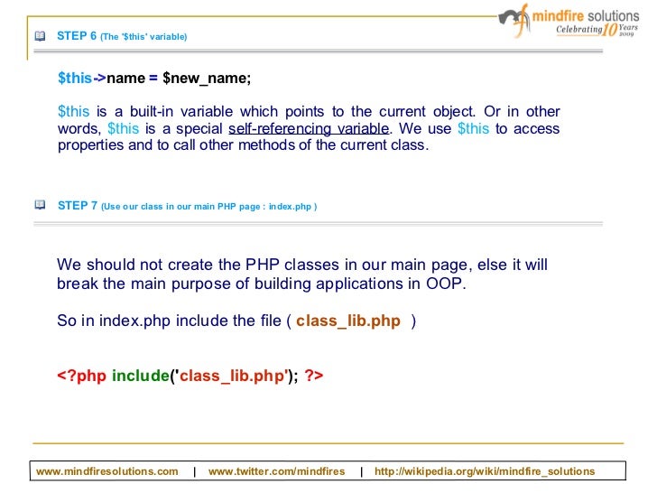 Oops in PHP