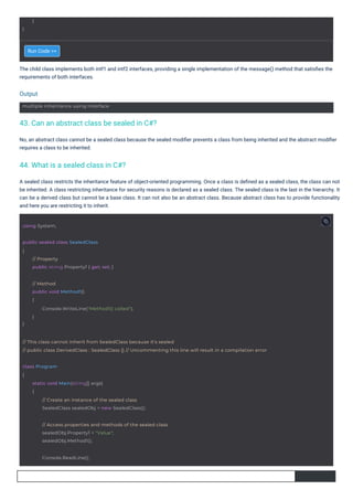 OOPs Interview Questions PDF By ScholarHat | PDF