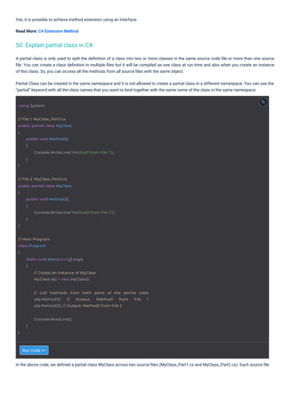 OOPs Interview Questions PDF By ScholarHat | PDF
