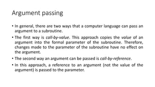 OOPs_Lecture 09_Argument Passing, static members.pptx | Programming Languages | Computing