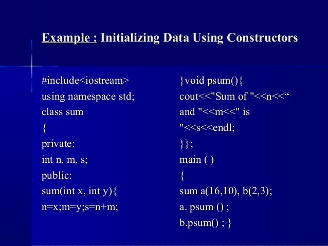Oop Constructor Destructors Constructor Overloading lecture 2