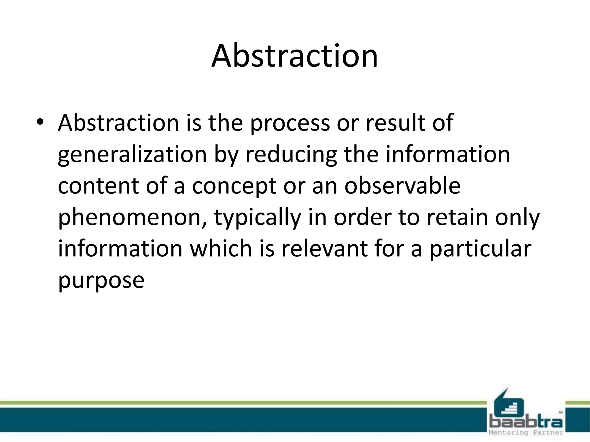 Object Oriented Programming | PPTX
