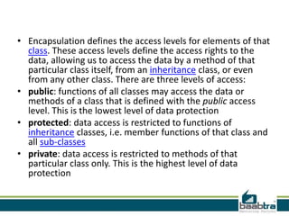 Object Oriented Programming | PPTX
