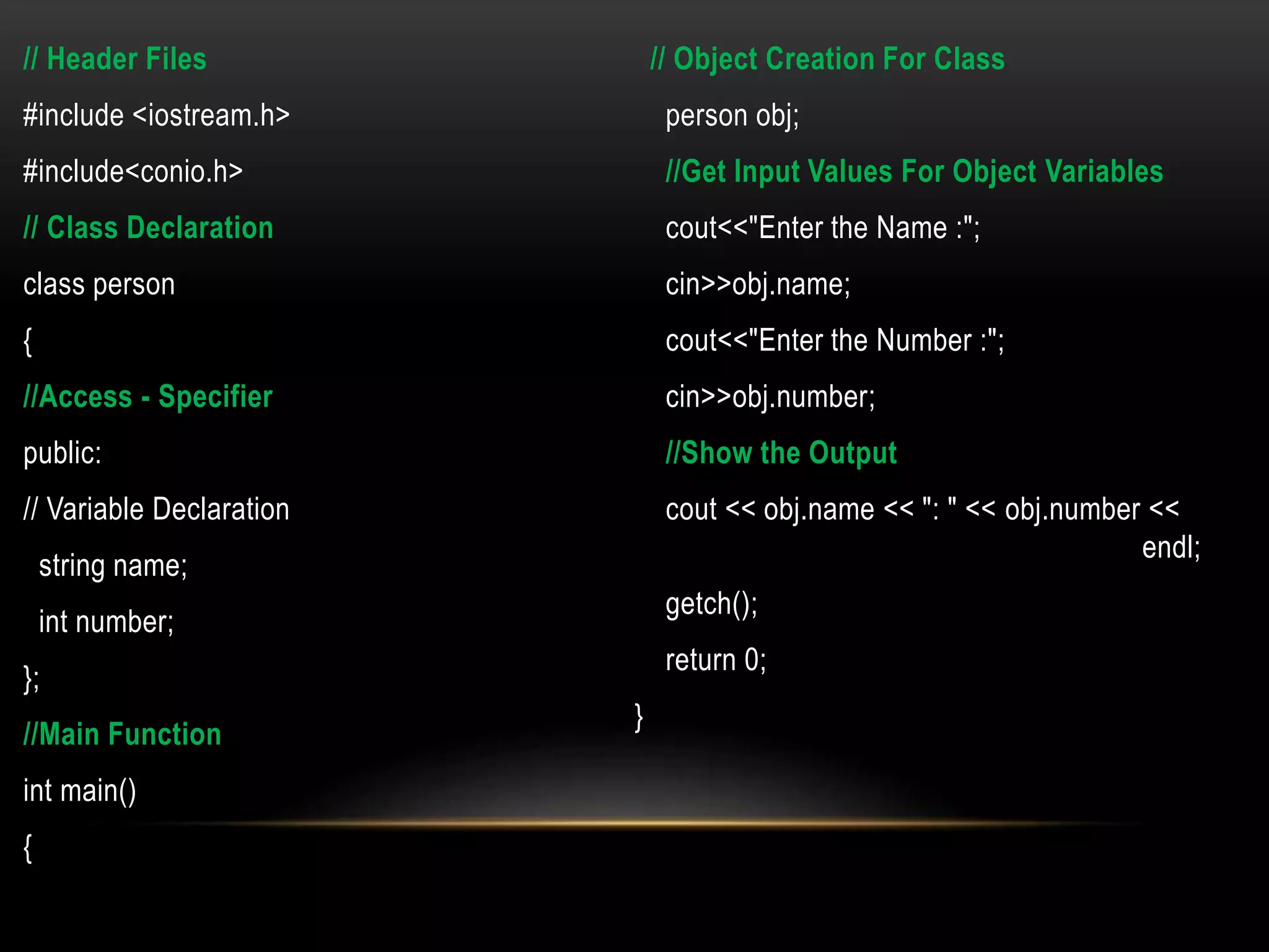 OOPS Basics With Example | PPTX