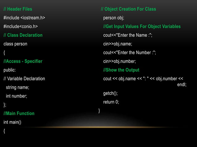 OOPS Basics With Example | PPTX