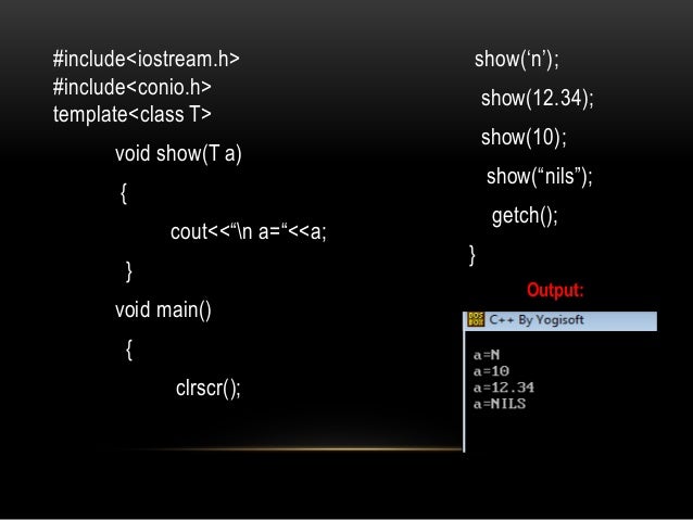 OOPS Basics With Example