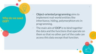 Four Pillers Of OOPS | PPTX