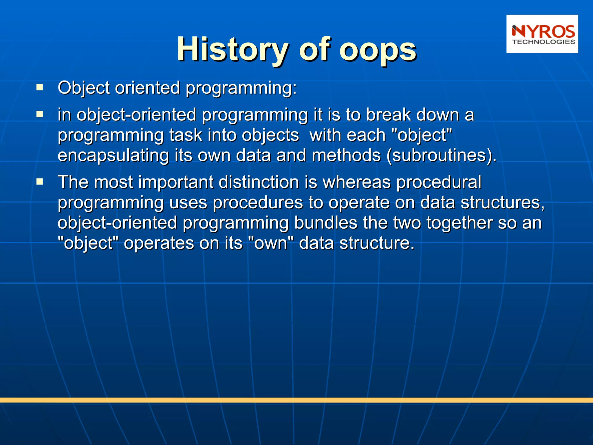 Oops in PHP By Nyros Developer | PPT