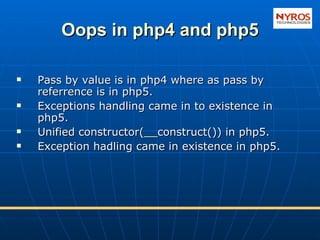 Oops in PHP By Nyros Developer | PPT