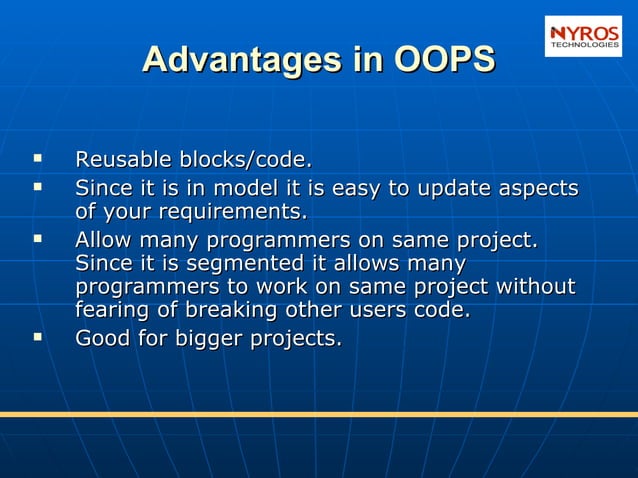 Oops in PHP By Nyros Developer | PPT