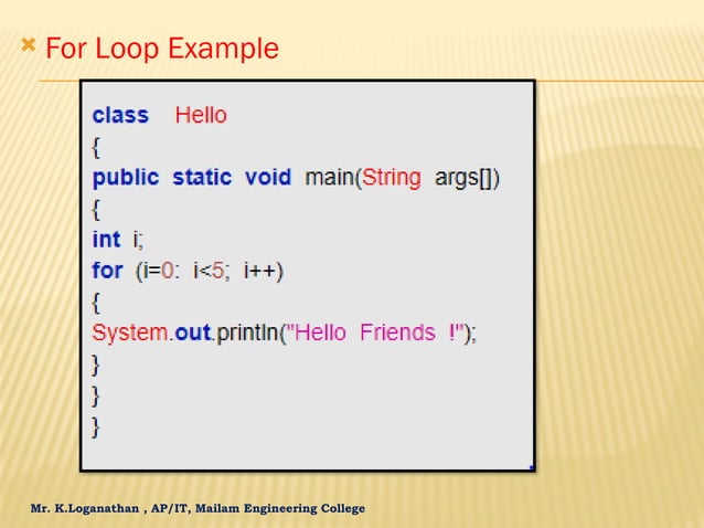 Cs3391 Object Oriented Programming Au Reg 2021 Ppt