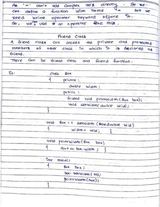 Object Oriented Programming Language || VIVA Question | PDF