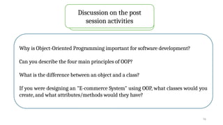 Object Oriented Programming with example Cpp | PPTX