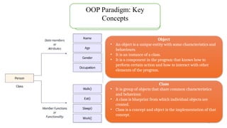 Object Oriented Programming with example Cpp | PPTX