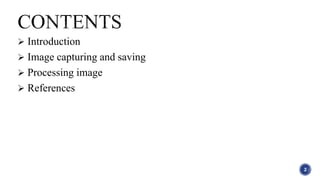 Image Processing In Open Computer Vision | PPTX | Programming Languages | Computing